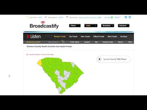 My Screen of Broadcastify