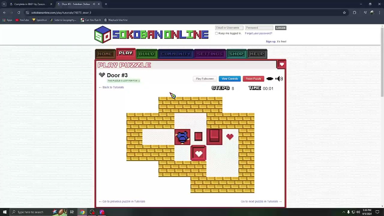 Sokoban Online - Door #3