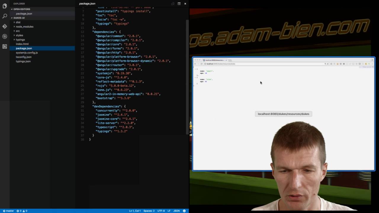 Building Angular 2 App With Java EE Backend