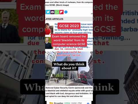 Exam board axes the word 'blacklist' from its computer science GCSE over racism fears