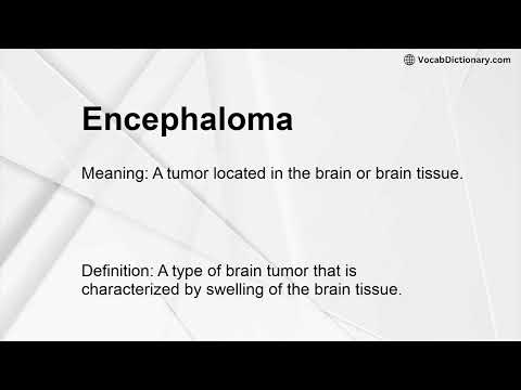 Encephaloma Meaning
