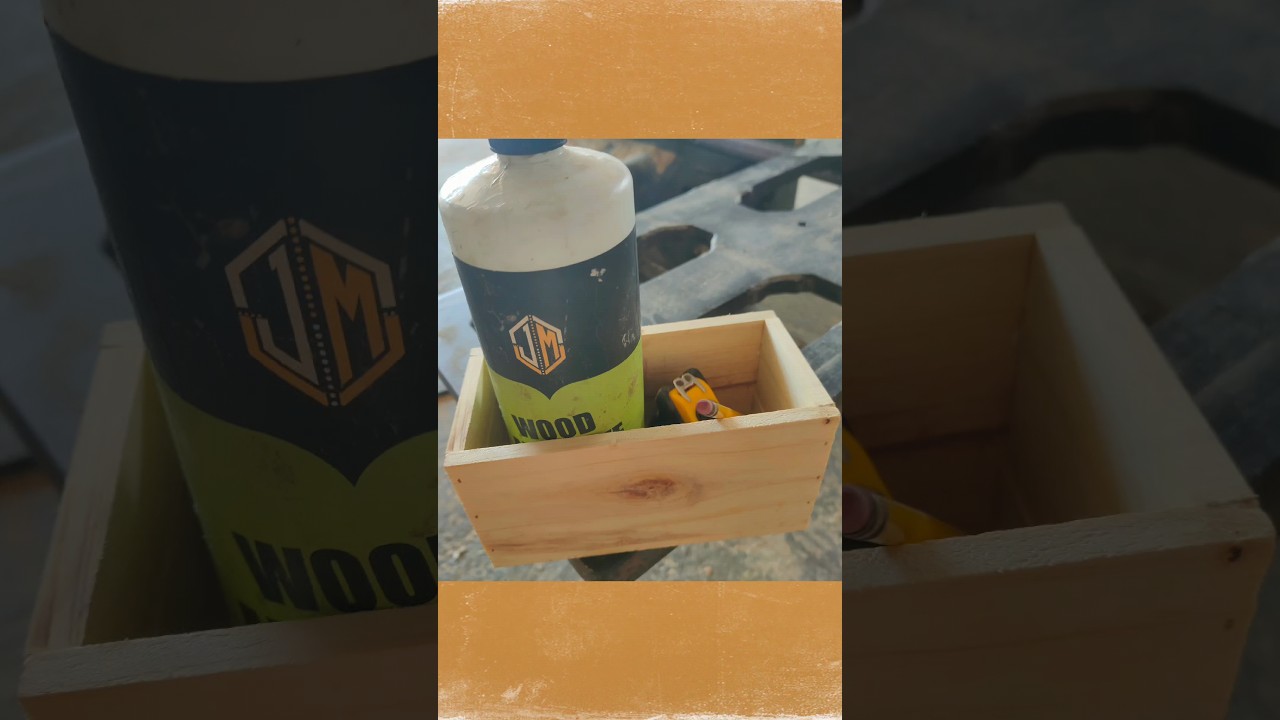 Como hacer caja de madera - Bricolaje guarda objetos dentro una caja de madera