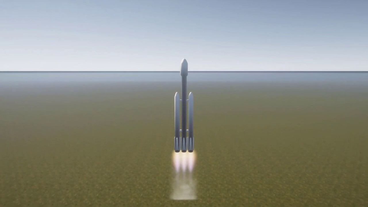 Virtual Rocket Landing (Thrust Vector Control)