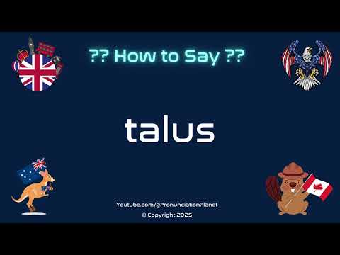 ๐ฆถ๐๏ธ How to Pronounce talus? (CORRECTLY) | Pronunciation Planet