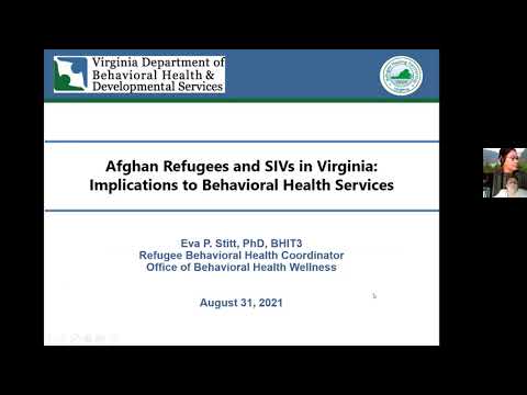 Afghan Refugees and SIVs in Virginia: Implications to Behavioral Health Services