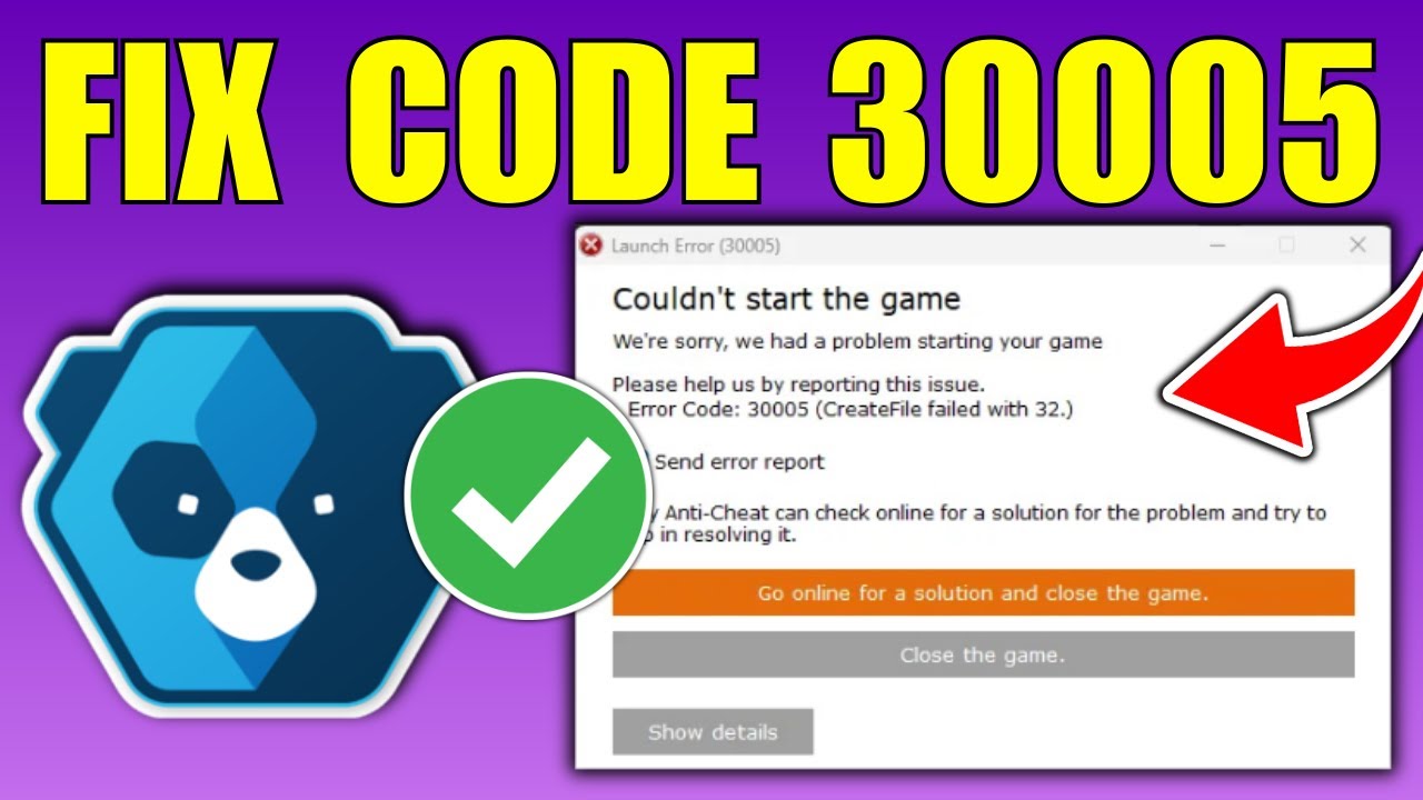 Fix Easy Anti-Cheat Error Code 30005 (Guide 2026)