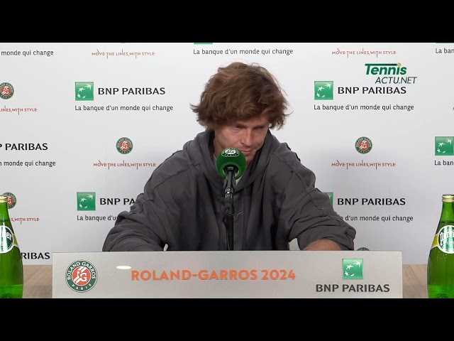 "Completely disappointed with the way I behaved" - Andrey Rublev on his ...