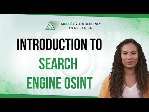 Introduction to Search Engine OSINT