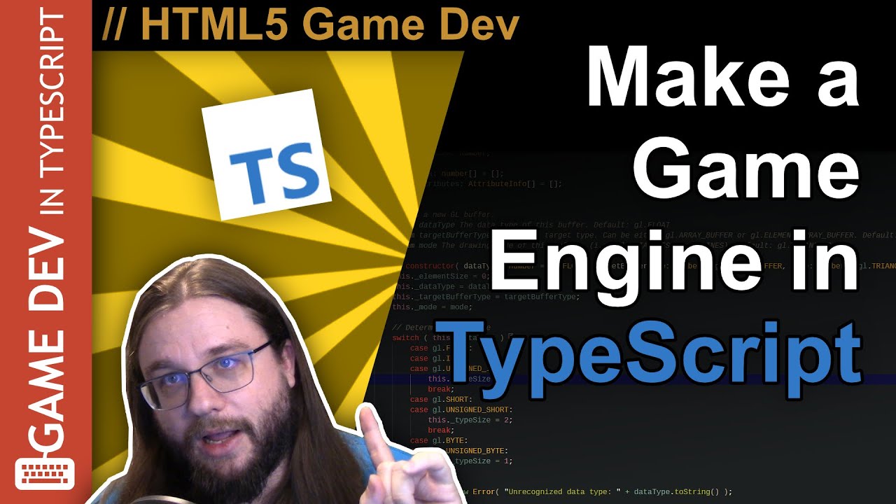 TypeScript WebGL Game Engine Tutorial #01 - Intro and Basic Setup
