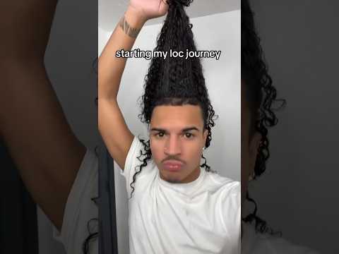 Starter locs on long type 3 hair! Will they lock up? π€π΄ #shorts #naturalhair #hairtips