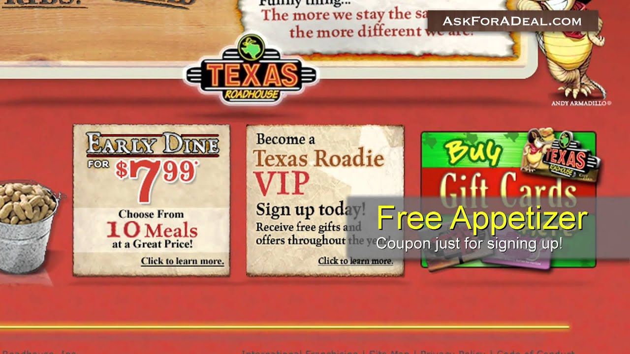 Texas Roadhouse Coupons