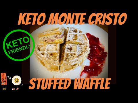 Keto Monte Cristo Stuffed Waffle | Stuffler