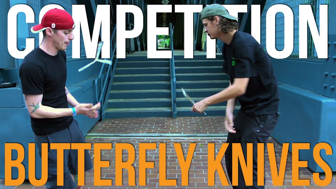 Hom Design Basilisk-R Titanium Balisong Butterfly Knife (4.6" Satin) Ti ...