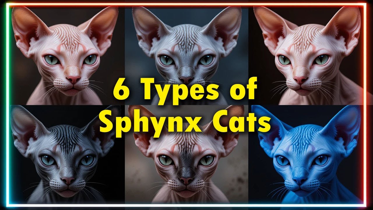 6 Types of Sphynx Cats 🐱 | Unique & Adorable Hairless Cat Breeds You Need to See! #sphynx #cats