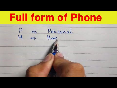 What is the full form of Phone | Full form of phone | Full form - Short form phone #calligraphy