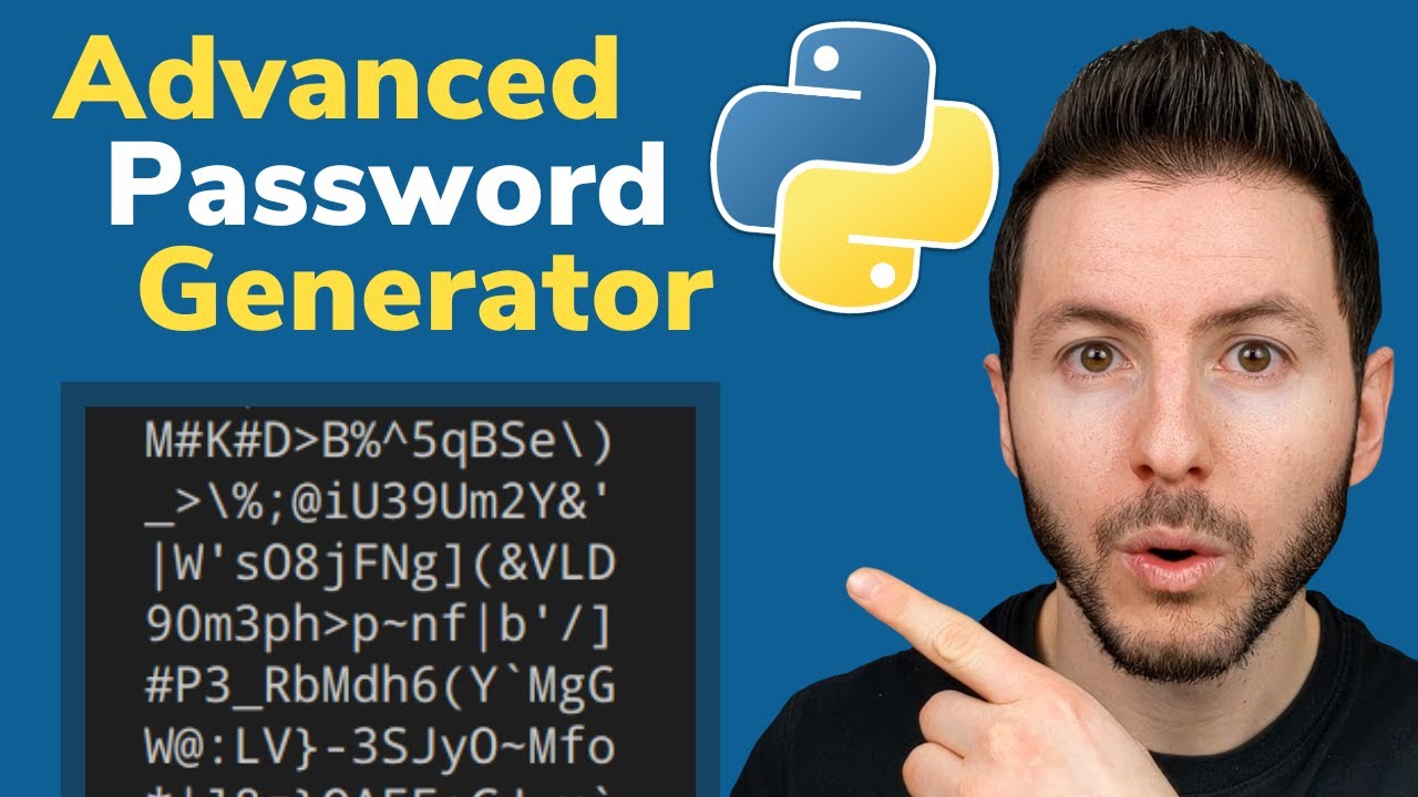 How to Build a Random Password Generator in Python | Python Password Generator