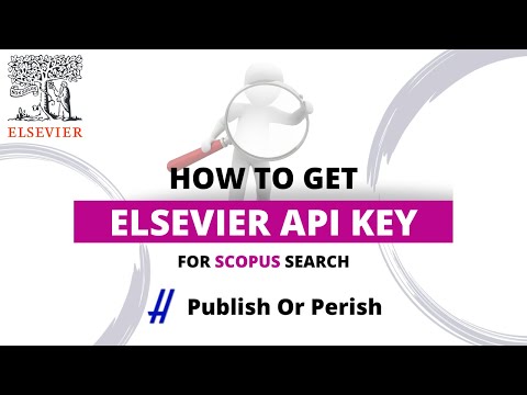 ░▒▓ How to get Elsevier API Key for SCOPUS Search ░▒▓ Publish or Perish - Harzing.com ░▒▓