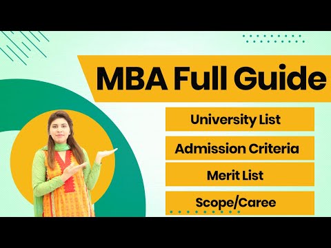 MBA Scope in Pakistan - MBA Admission process 2022- MBA Jobs Salary in Pakistan