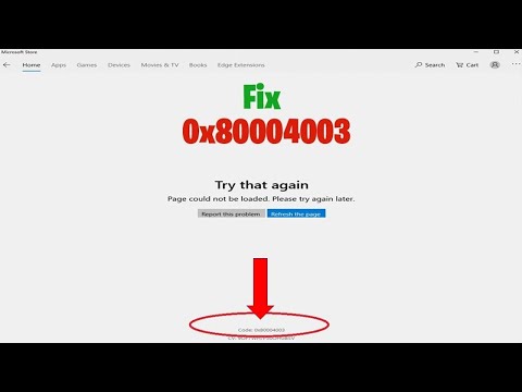 Fix Microsoft Store Error code 0x80004003 in Windows 11