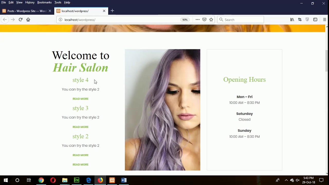 convert html template to worpresss theme-part2