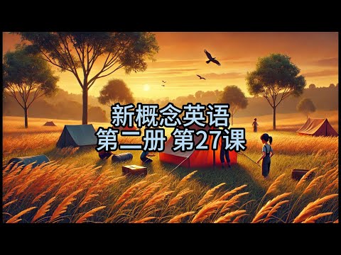 新概念英语动画学习系列 | 第二册第27节课:A wet night 雨夜 | 轻松掌握英语基础 | 适合初学者和提高