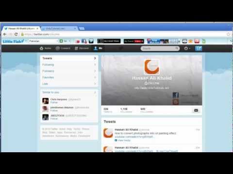 How to make Twitter Header in Photoshop 2013