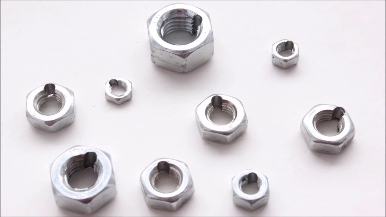 Thread Locking Hex Nut with Rethreading Capability