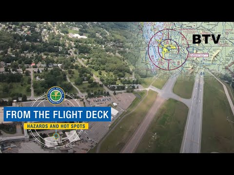 From The Flight Deck – Burlington International Airport (BTV)