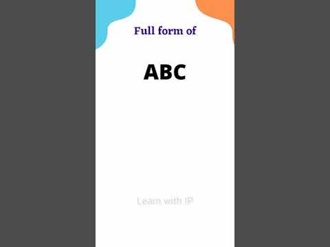 ABC Full form #shorts #fullform #gk #bankingexam #bank #sbipo #ibps #sbi #upsc #currentaffairs