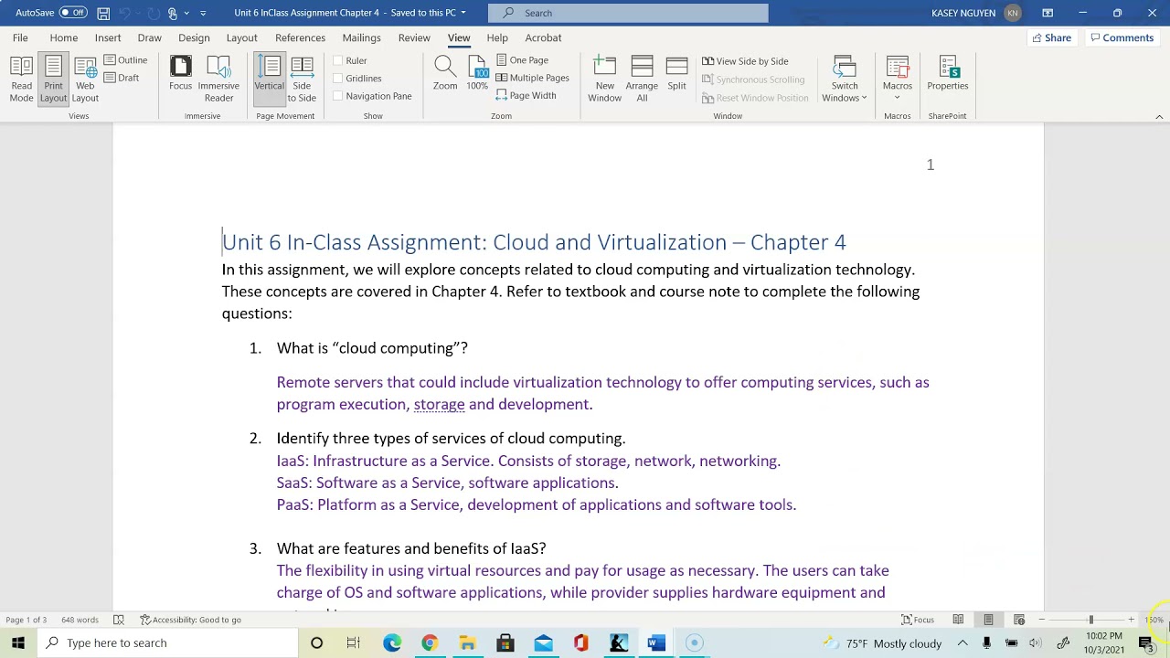 CIS25 Unit 6 Lecture: Cloud Computing and Virtualization