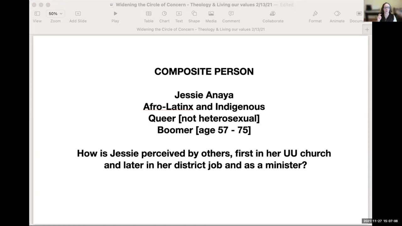 Widening the Circle of Concern: Theology and Living our Values in the World