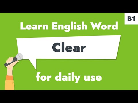 #046 – "Clear" | Learn B1 English Verb – Remove obstacles effectively.