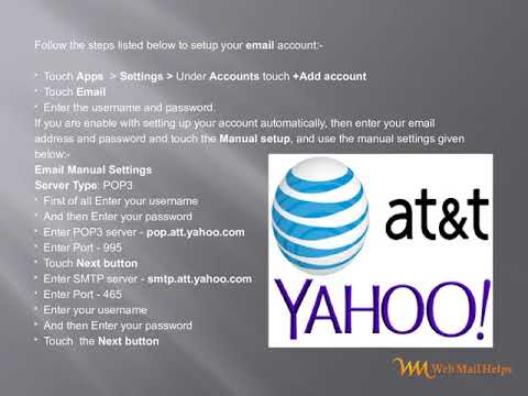 How to fix AT&T Email Login & SBCglobal Net Email Settings?