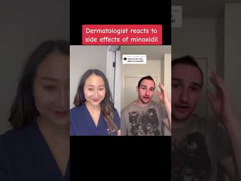 Minoxidil SIDE EFFECTS #shorts