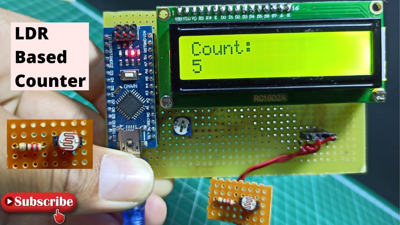 Ldr Based Counter Using  Arduino | Arduino Project