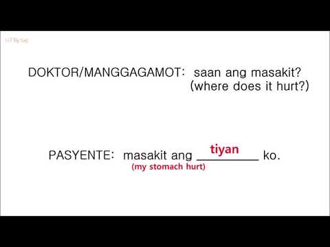 FILIPINO TAGALOG COMMON SICKNESS