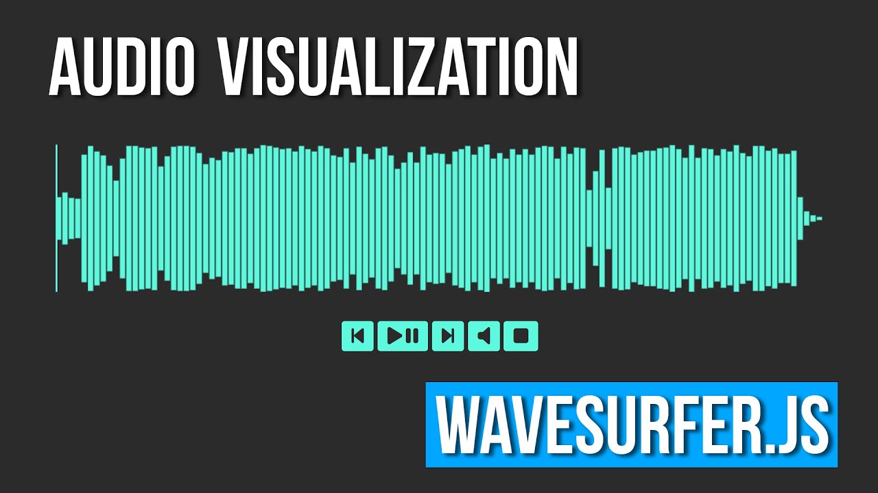 Awesome Audio Visualization HTML CSS Wavesurfer JS