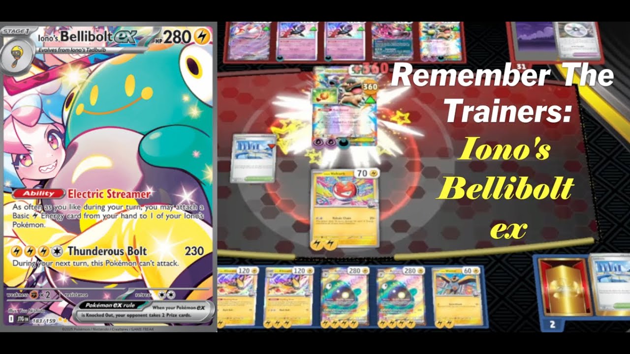 Forgotten Already?  Iono's Bellibolt ex Profile!