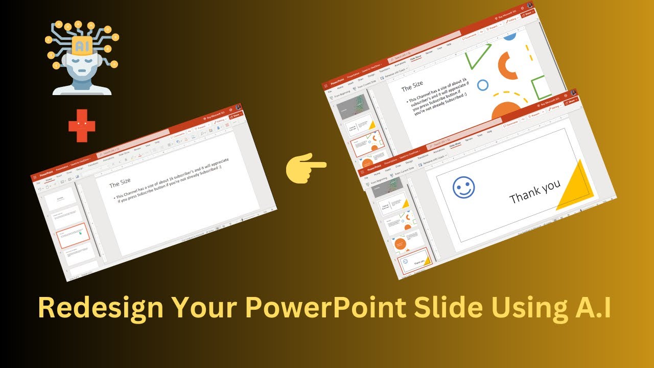 Redesign Your PowerPoint Slides Using  A.I
