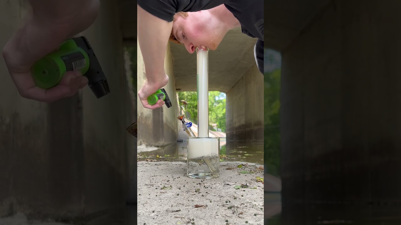 Under the bridge bong rips #420 #cannabiseducation #marijuanachannel #sesh #smoking #weed #zob