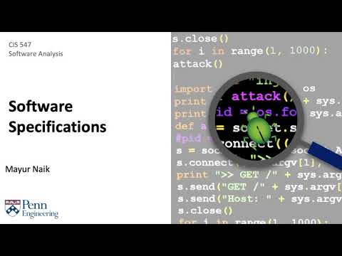 Module 2: Software Specifications