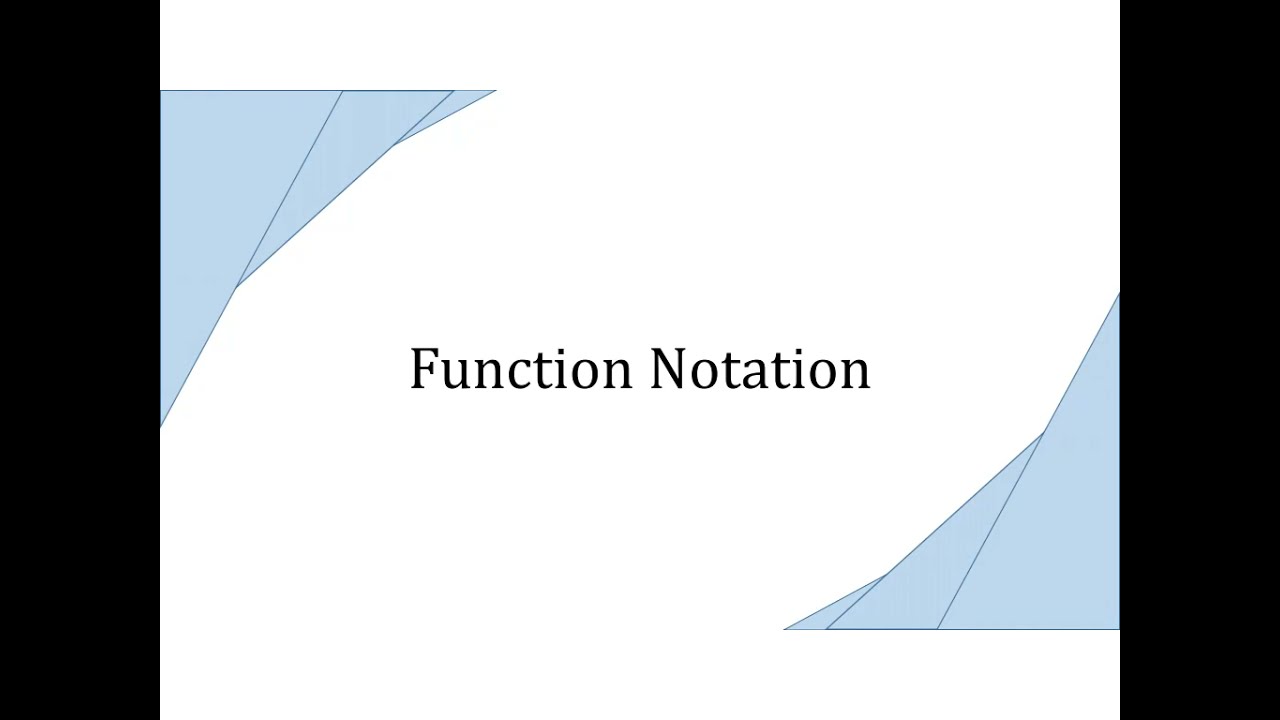 3 1 3 Function Notation