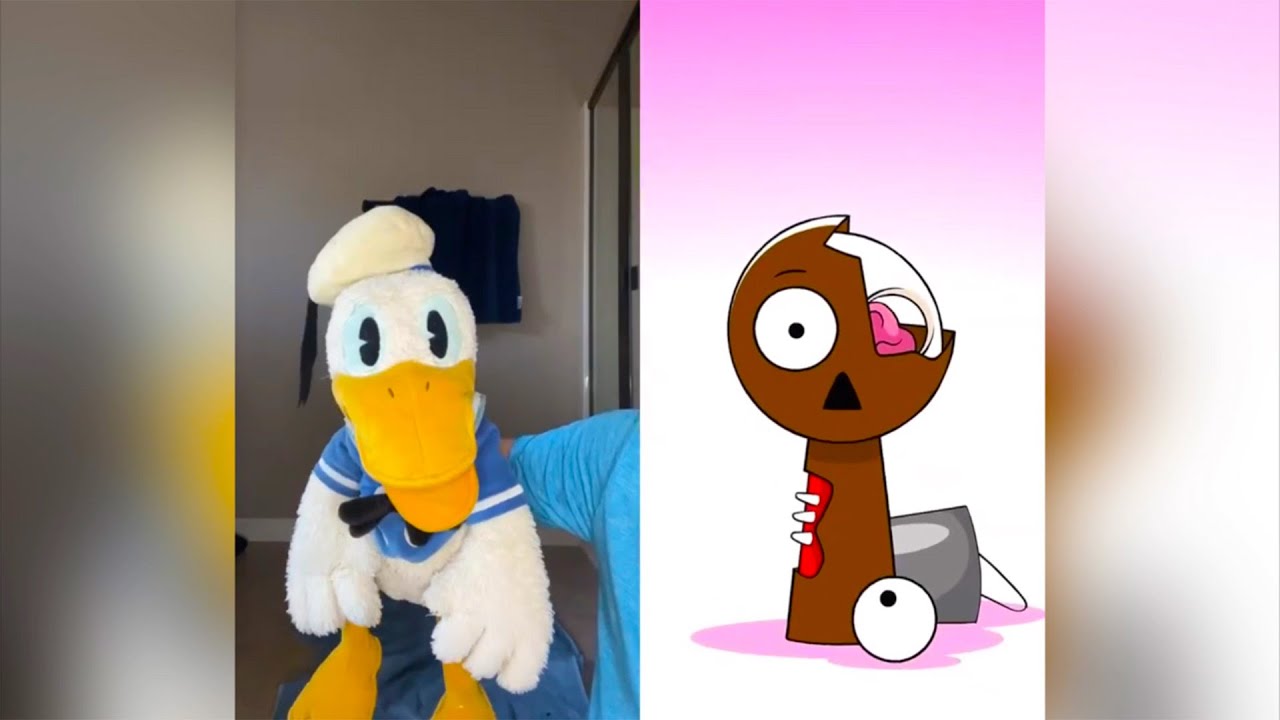 Donald Ducc REACTS To SPRUNKI TikToks! 23 (DO NOT BE SCARED CHALLENGE)