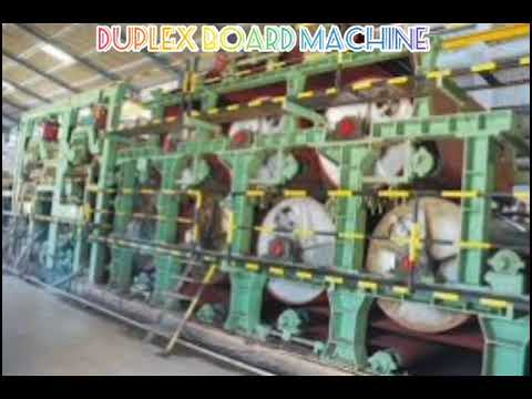 Duplex Paper Board Machine at Best Price in India