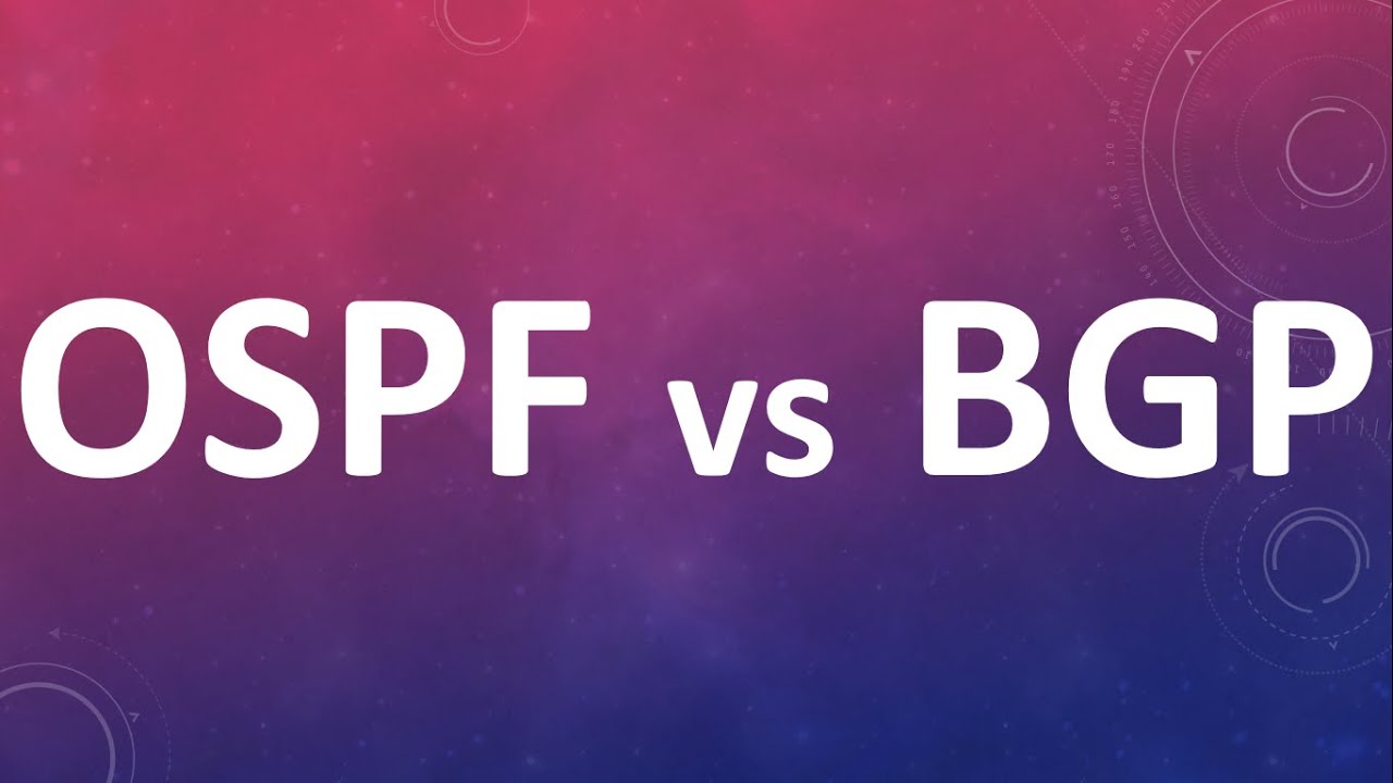 OSPF vs BGP || Aney Academy