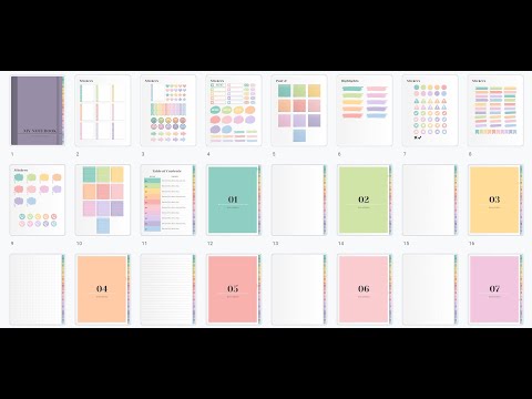 How to edit the new Digital Notebook · SlidesMania