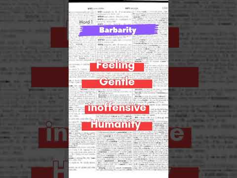 Barbarity Meaning in Urdu, usage in sentence