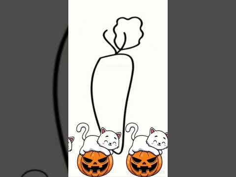 π¨ Easy Kawaii Carrot Drawing | Cute Art in 60 Seconds! π₯β¨ | Art Shorts #cutedraws #shorts #drawing