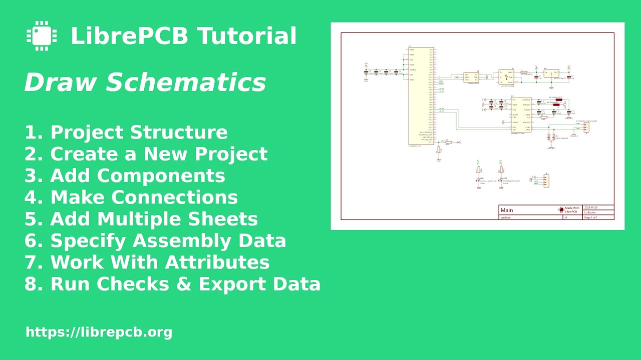 LibrePCB Tutorial 2: Draw Schematics