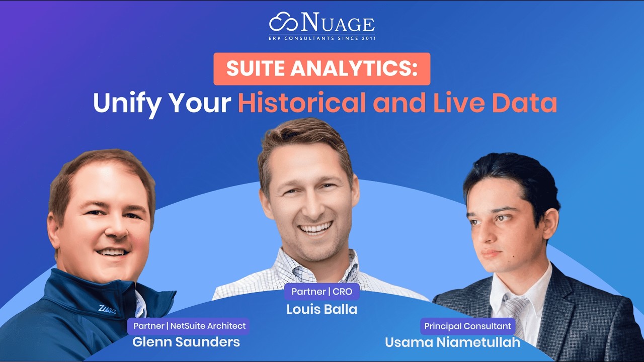 NetSuite Analytics Warehouse Demo: NSAW Explained